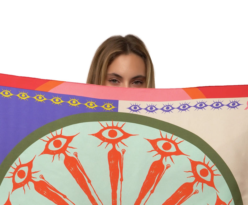 TASH AND LEY | 100% Silk twill scarves with unique designs